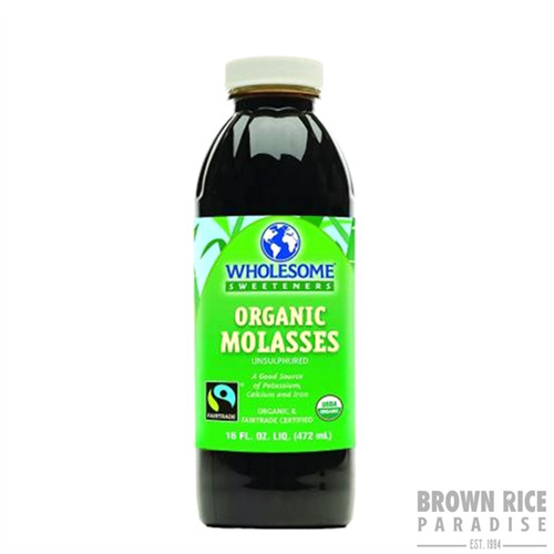 Wholesome! Organic Molasses Unsulphured, 16 OZ | Brown Rice Paradise