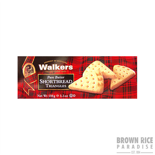 Walkers Pure Butter Shortbread Triangles, 5.3 OZ | Brown Rice Paradise
