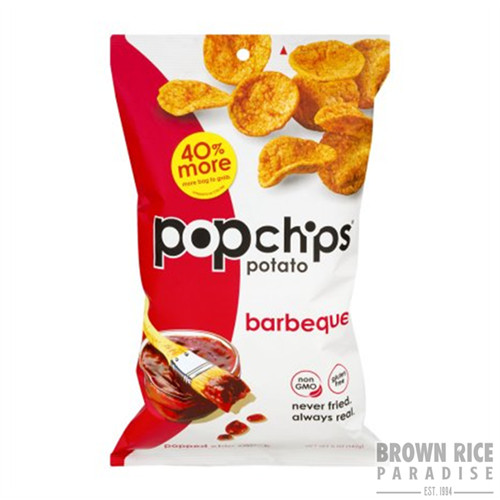 Popchips Popped Chip Snack BBQ Potato, 5 OZ | Brown Rice Paradise
