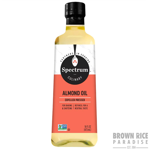 Spectrum Almond Oil, 16 OZ | Brown Rice Paradise