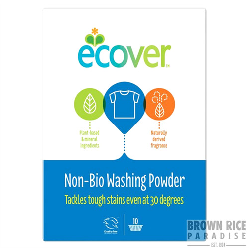 Ecover Concentrated Non Bio Washing Powder, 750g | Brown Rice Paradise