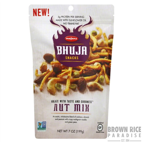 Bhuja Snacks Nut Mix, 7 OZ | Brown Rice Paradise