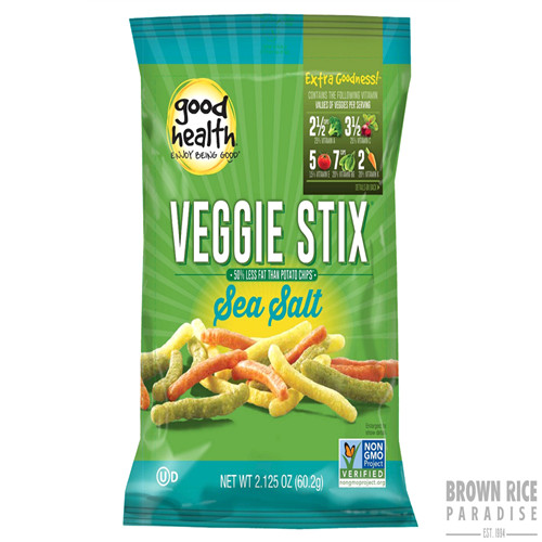 Good Health Veggie Stix Sea Salt, 2.13 OZ | Brown Rice Paradise