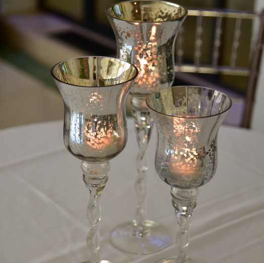 Metallic Mercury Glass