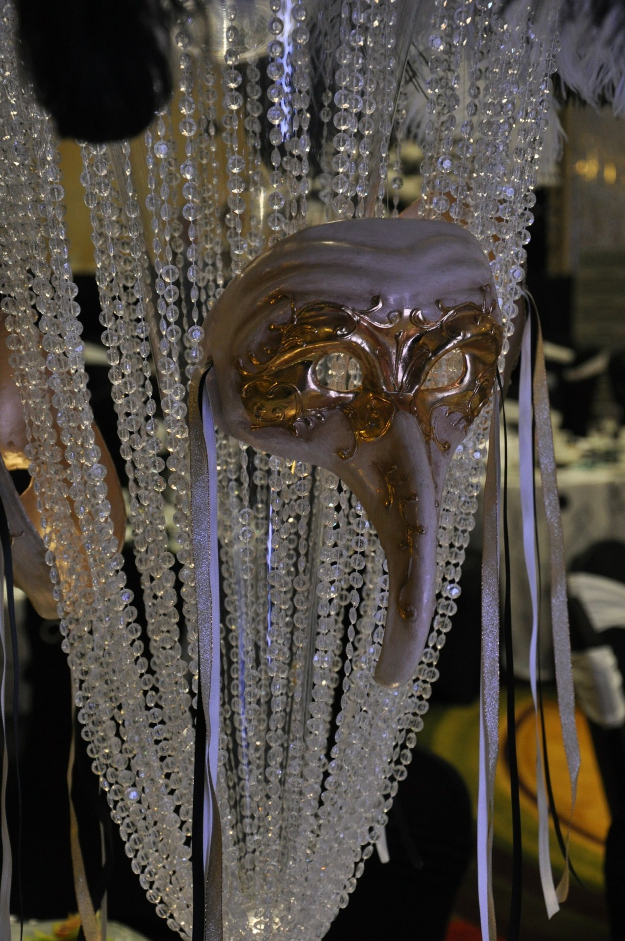 Bead Curtain Mask