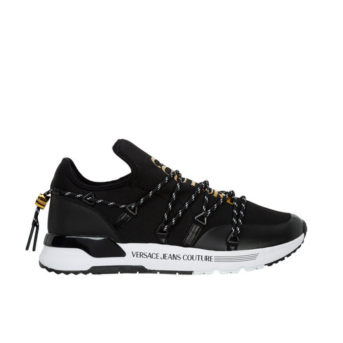VERSACE JEANS COUTURE TRAINER SNEAKERS DYNAMIC IN BLACK/WHITE | Platinum