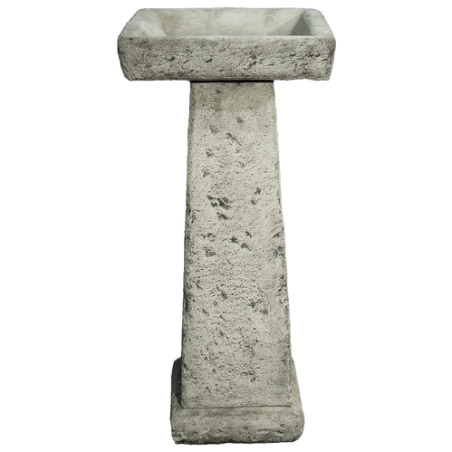 Square Bird Bath | Dream Gardens