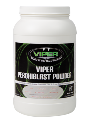 Viper Peroxiblast Powder | Alkaline Concrete, Tile & Grout Cleaner ...