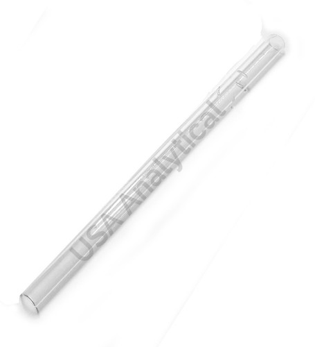 USA-6120 - 180mm Tube Liner Quartz Slitted Open Ends, 1 pc | USA Analytical