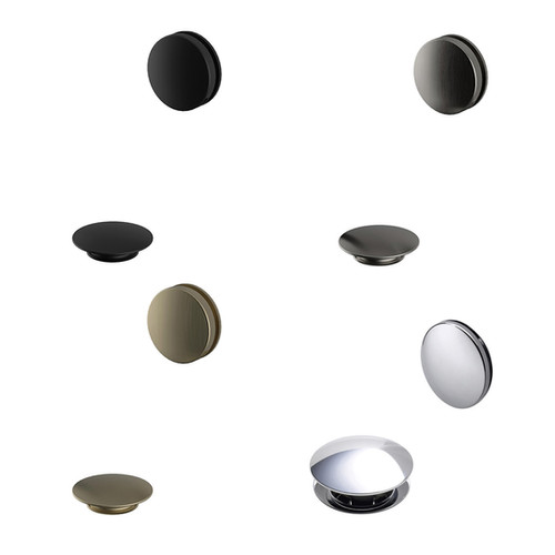 Brass Push Button Bath Waste | Heritage | Foundry Cast Iron