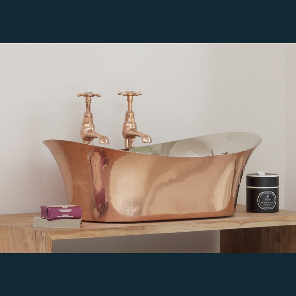 Cast Iron & Copper Basins | BATHROOMS
