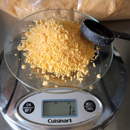 Freeze Dried 100% Real cheese Powder/granulated bits - 2 Oz bag=8 Tblsp ...