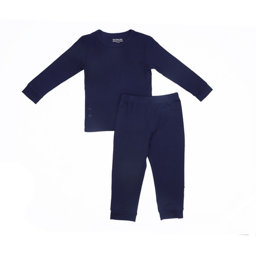 2-piece Long Sleeve Pyjamas (Regular Fit - Blueberry) | The Green Edit