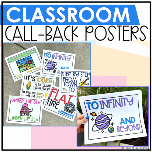 Class Call-Back Posters | Digital & Printable | Call backs | Call and ...