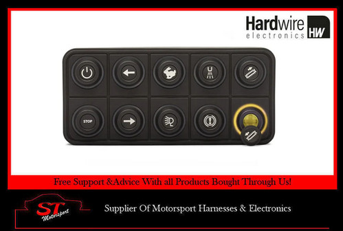 Hardwire Electronics 10-Can-Bus Keypad | Motorsport Keypad Wiring ...