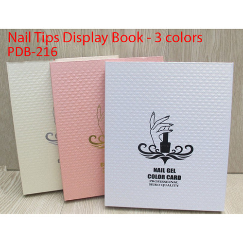 216 Nail Tips Display Book - 3 Colors | Ycc Nails