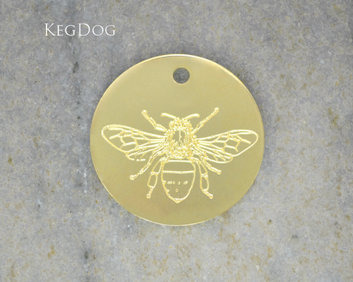 Honey Bee Dog Tag | Kegdog