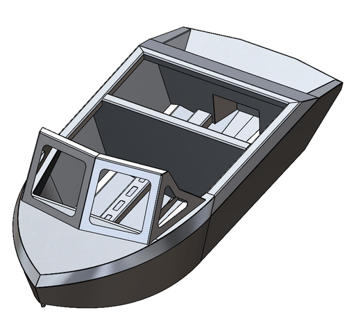 6ft Mini Jet Boat Plans | Mini Jet Boat DXFs