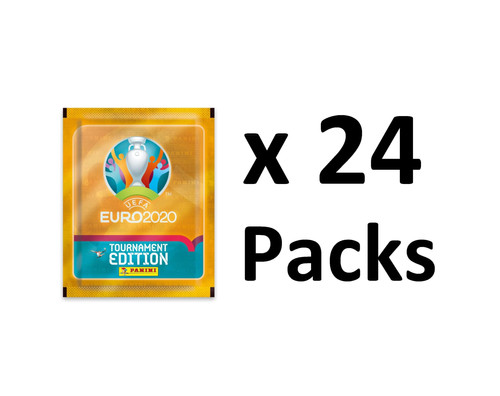 24 packs Panini UEFA Euro 2020 Sticker Collection - Sticker Pack ...