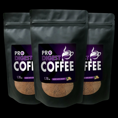 Pro Digest Coffee 1.76oz Three Products Offer | PRODIGEST