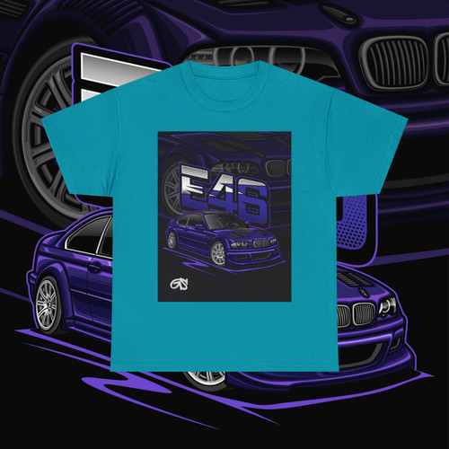 Miami Blue- Widebody E46 (Design: Front, Solid) | Grant Sloan Shop