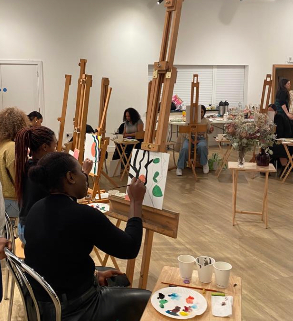 Tea & Paint with local Artist Yasmine Kadhim | Ubuntu Spirit UK