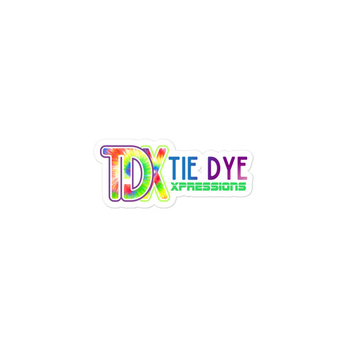 Tie Dye Xpressions Logo Sticker | Tie Dye Xpressions