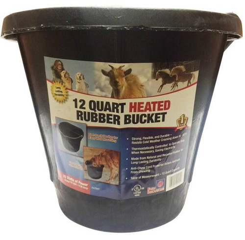 12 QUART HEATED RUBBER 70 WATTS | Horizon Feed