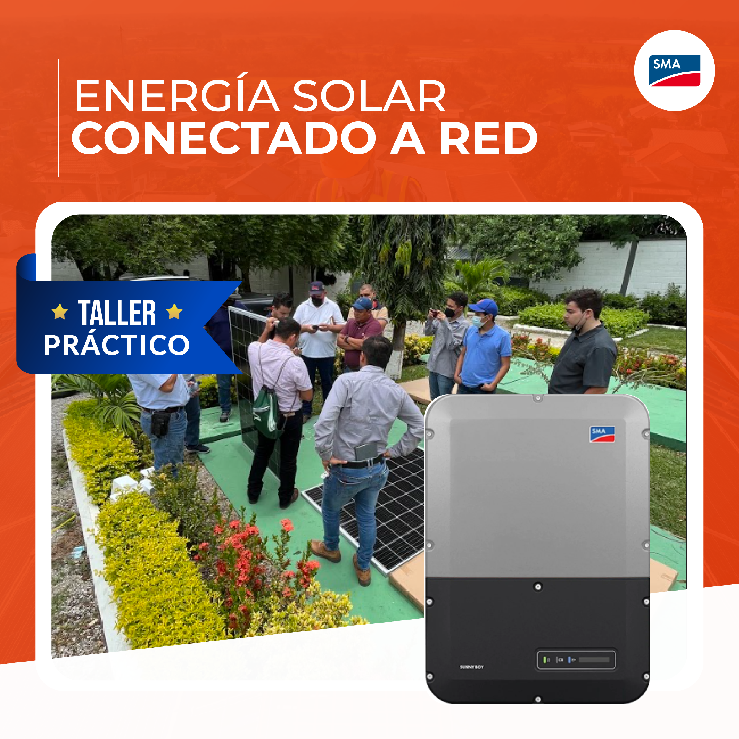 Energía Solar Conectada a Red SMA | AcademiaDeProyectos