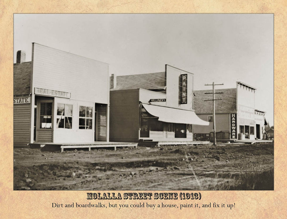 Molalla stree scent (1913) | Dibble House Museum