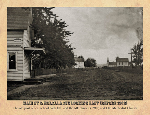 Main Street & Molalla Ave (before 1913) | Dibble House Museum