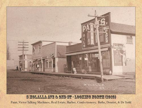 S Molalla Ave looking North | Dibble House Museum