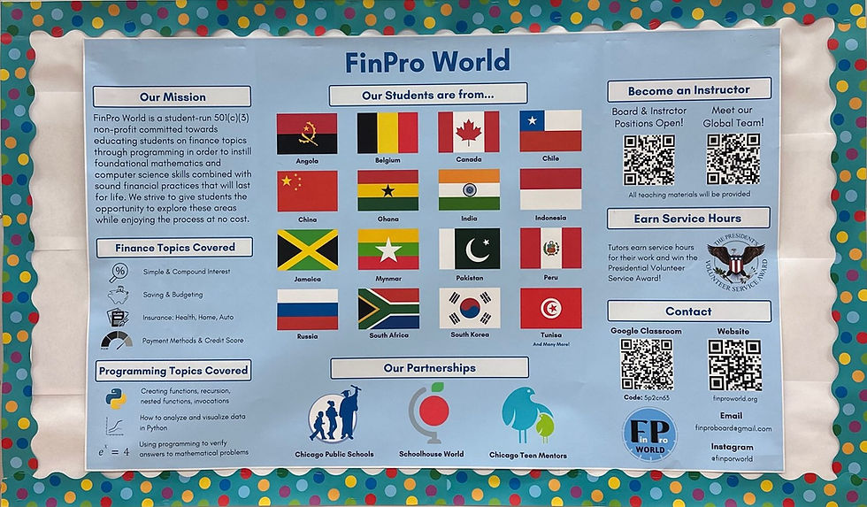 FinPro World - Advancing Financial Literacy through Programming