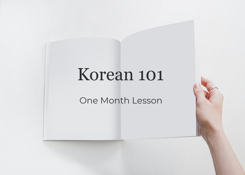 Korean 101 - One Month Private Lesson | KoreanKat