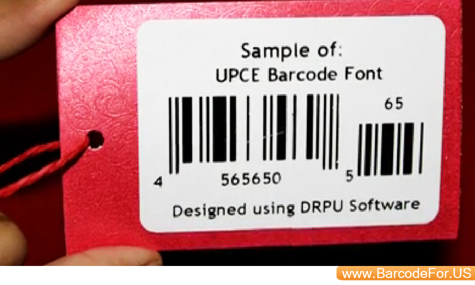 Understanding UPCE Barcode Labels: Design Linear UPCE Barcodes