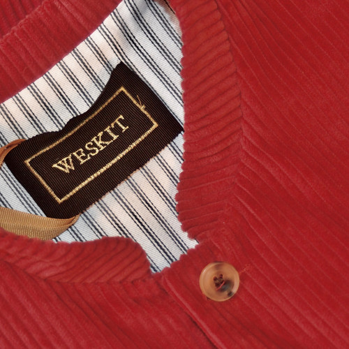 Classic Cut Waistcoat in Claret Corduroy | Weskit