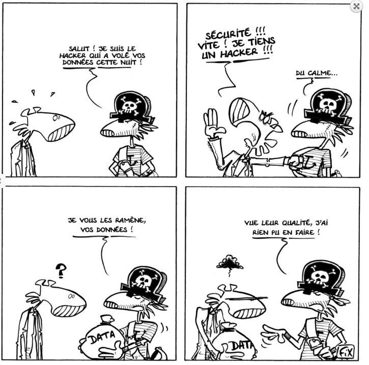 Croquis d'un jour, humour toujours, avec FiX