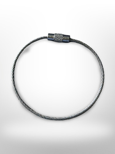 BLACK KEYCHAIN CABLES- 10pk | Craftcrylic