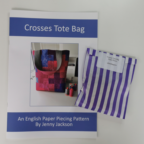 Crosses Tote bag Paper Pattern and Paper Pieces | hashtagsew