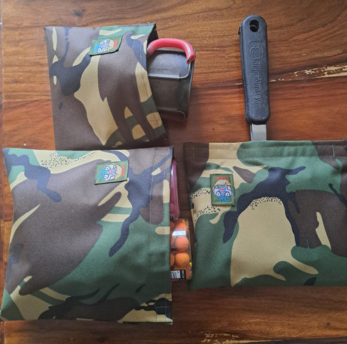 Camo velcro bag set | Rags