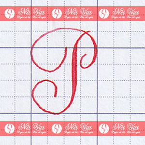 Cách viết chữ P hoa