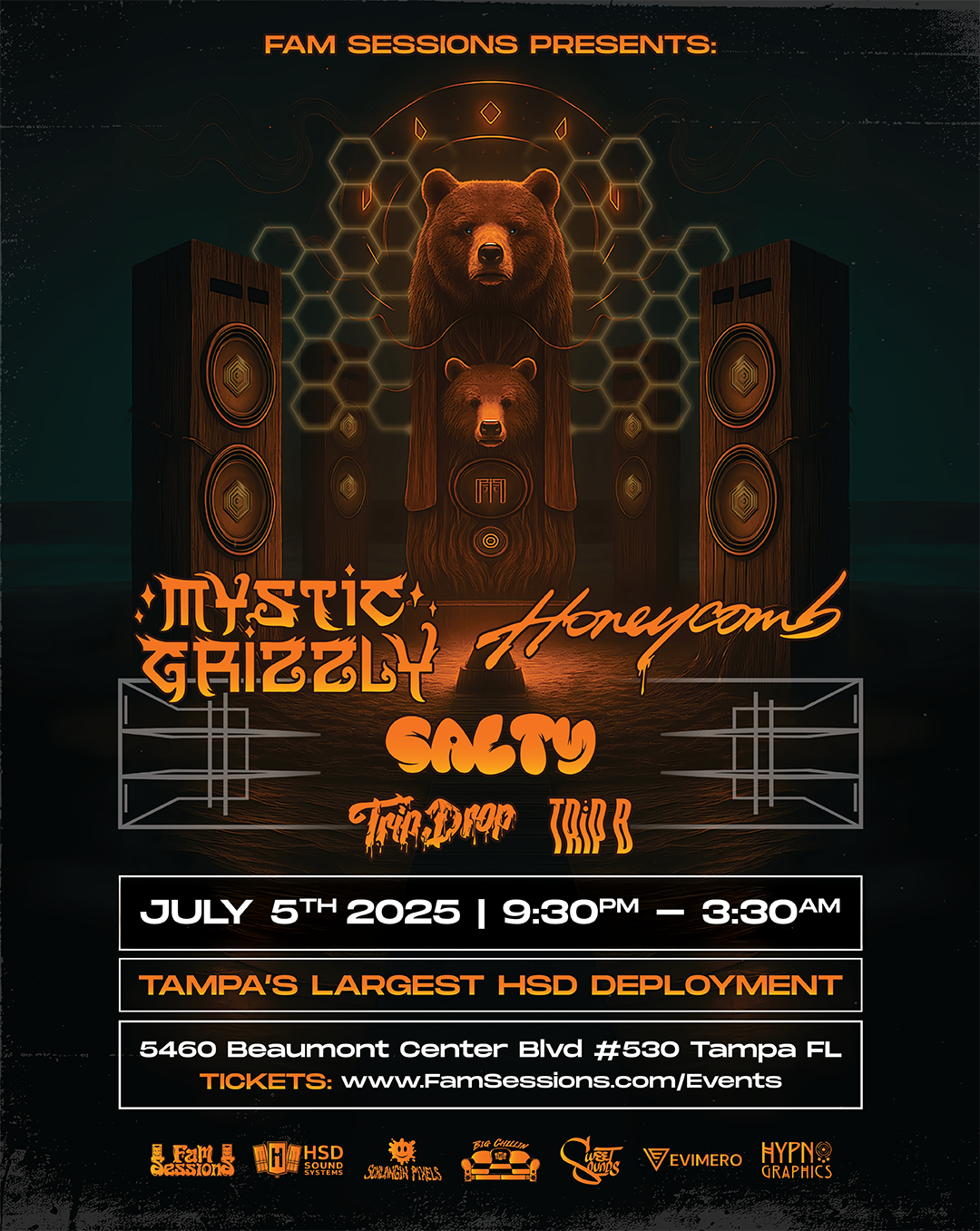 Mystic Grizzly & Honeycomb (Tampa's Largest HSD Deployment To Date) | Fam Sessions