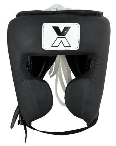 Matte Black Head Gear | Jaxon Boxing Gear
