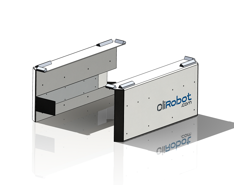 OMRON Robot Pallet Rack 1000x1200mm | Olirobot Ltd