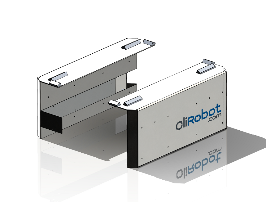 OMRON Robot EURO Pallet Rack 800x1200mm | Olirobot Ltd