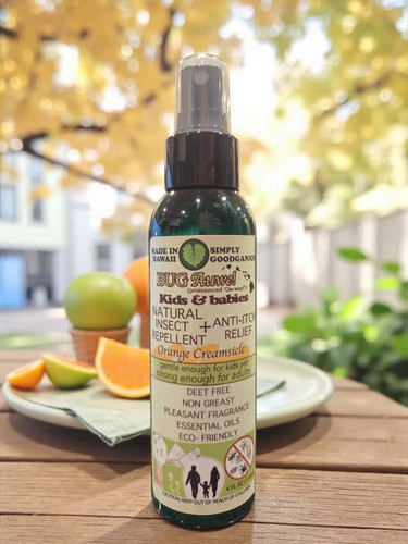 4oz Orange Clove Natural Insect Repellent and Anti-Itch | Bug Auwe!