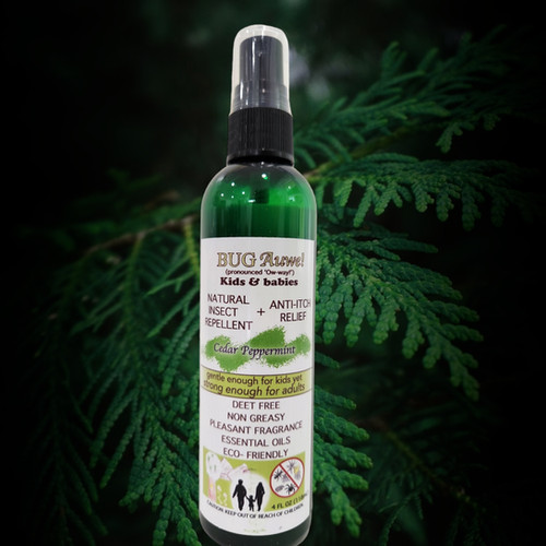 4oz Cedarwood Natural Insect Repellent and Anti-Itch | Bug Auwe!