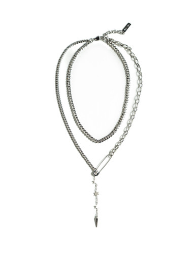 I'm a Star Safety Pin Chain Necklace | FROU YORK