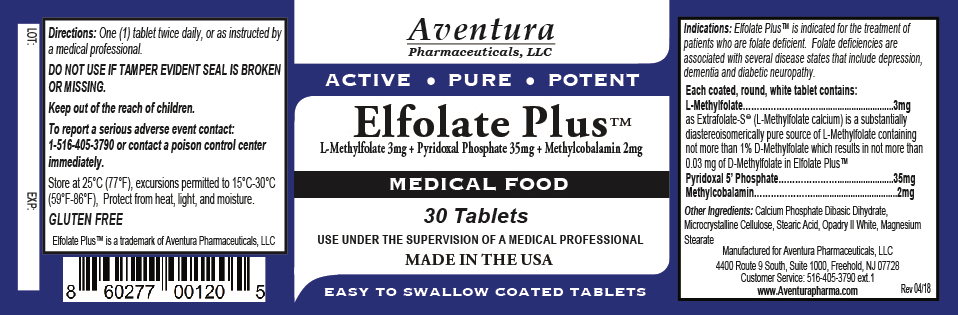 Elfolate Plus | Aventura Pharmaceuticals, LLC