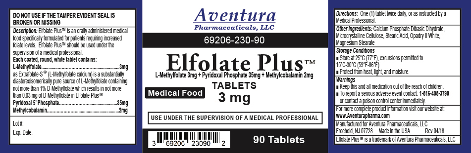 Elfolate Plus | Aventura Pharmaceuticals, LLC